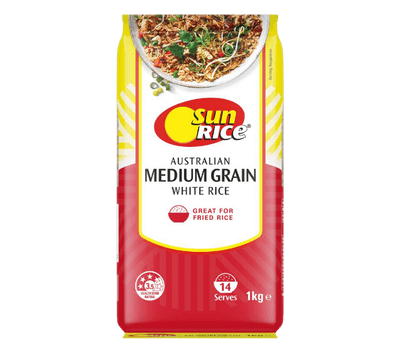 SunRice Medium Grain White Rice 1kg – Premium Rice